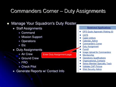 Ppt Eservices For Commanders Powerpoint Presentation Free Download
