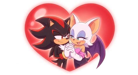 Shadow X Rouge En Un Corazon Rojo By Sparrow1999mx On Deviantart