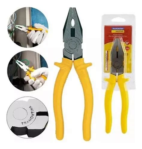 Alicate Universal 8 Forjado Em Aco Especial Empunhadura Mercadolivre