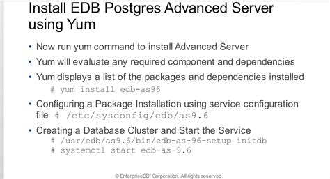 Module 3 Edb Postgres Advanced Server Installation Postgres Administration Essentials From Edb