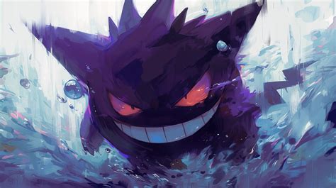 Gengar In Action Stunning 4k Ultra Hd Pokémon Wallpaper By Robokoboto