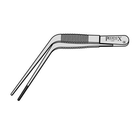 Wilde Aural Spring Pattern Dressing Forceps With Angular Serrated Jaws 130mm Health And Care