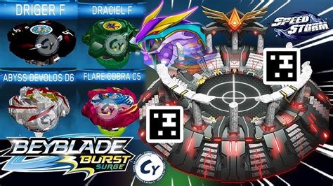 Beyblade Qr Code Arena Hasbro Leopard L4 Master Kerbeus K5 Burst