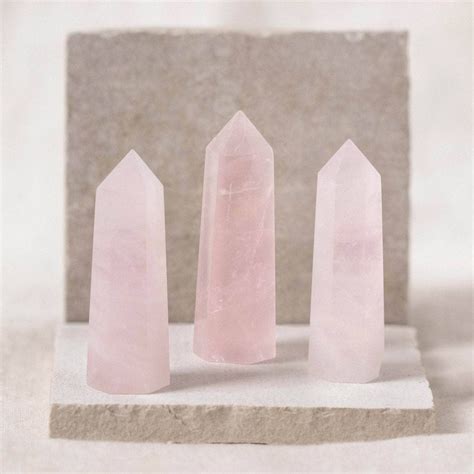 Rose Quartz Crystal Point Love And Healing