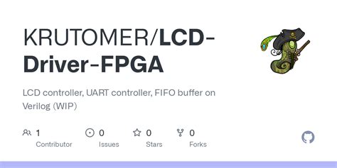 Github Krutomerlcd Driver Fpga Lcd Controller Uart Controller
