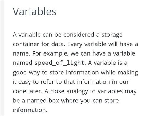 Python Variables Are Not Storage Containers Explain