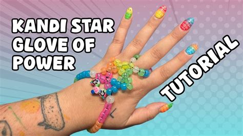 Kandi Star Glove Tutorial Easy Beginner Kandi Tutorial Youtube
