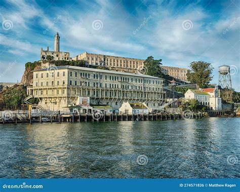 Alcatraz Island And Alcatraz Prison Which Is Located In San Francisco Bay Offshore From San