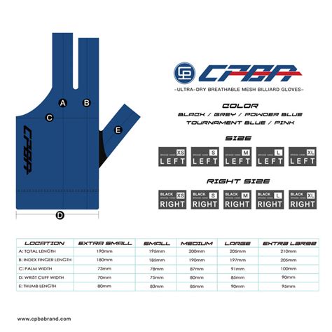 Cpba Gloves Open Finger Left Hand