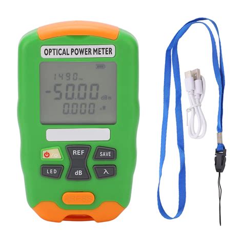 Ptical Power Meter With Usb Cable Mini Rechargeable Fiber Optic Power