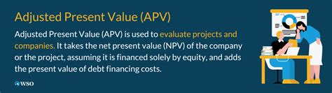 Adjusted Present Value Apv Definition Explanation Examples Wall