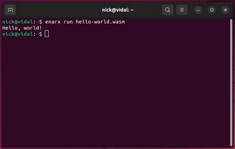 Quick Installation Enarx