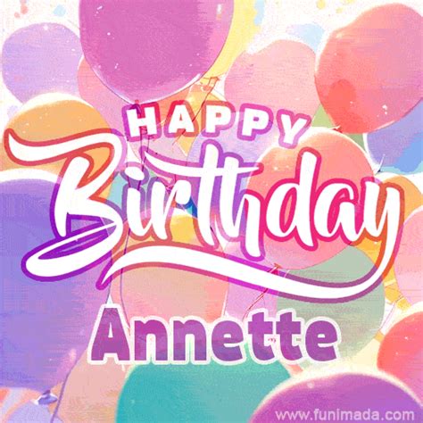 Happy Birthday Annette S For Her Download On