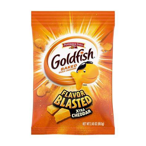 Buy Goldfish Flavor Blasted Xtra Cheddar Crackers Snack Crackers 245