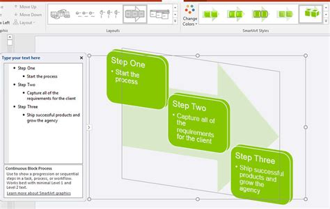 how to get started with using smartart in powerpoint