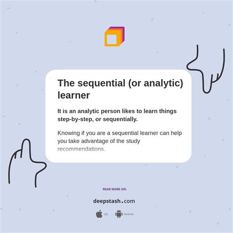 The Sequential Or Analytic Learner Deepstash