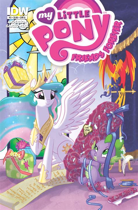 Mlp Princess Celestia And Spike Comics Mlp Merch