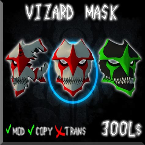 Second Life Marketplace Vizard Mask Boxed