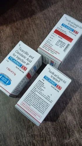 Ticarcillin Clavulanate Injection 3 1 Gm At ₹ 450 Box In New Delhi Id 2853590774655