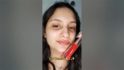 Lip Combo Perfeito 🎀 Maquiagem Shorts Lipstick Lipcombo Batom Gloss Youtube