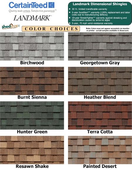 Tuff Shed Shingle Colors ~ Vickey