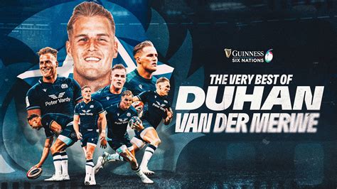 Duhan Van Der Merwe Scotland Guinness Mens Six Nations