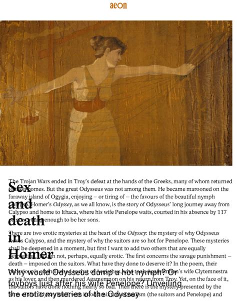 Pdf Sex And Death In Homer