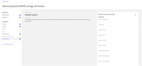 model health monitor evaluations ibm cloud pak for data as a service