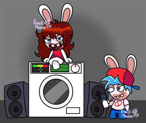 Rabbids Gf And Bf Art Made By Me Rfridaynightfunkin