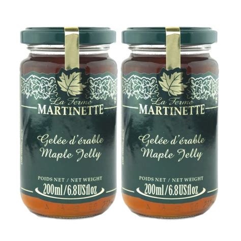 Jalea De Maple 200 Ml Tarro De Vidrio La Ferme Martinette
