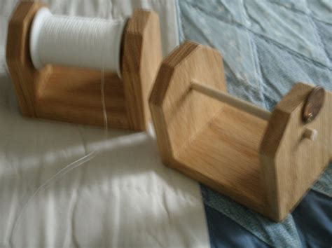 1 Thread Spool Holder With A Penny Cover Used By Quilters Needlepoint