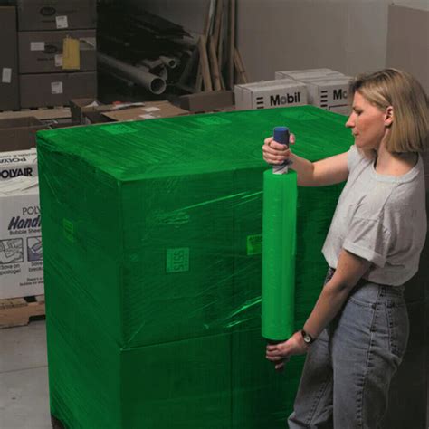 Color Pallet Wrap Stretch Shrink Wrapping Roll Blue Red Green Yellow