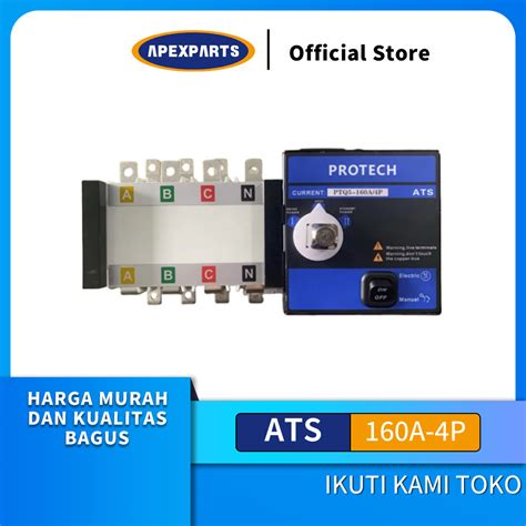 Jual Ats 4p 160a Ats Dual Power Automatic Switch Pln Genset Ats 160a 4p