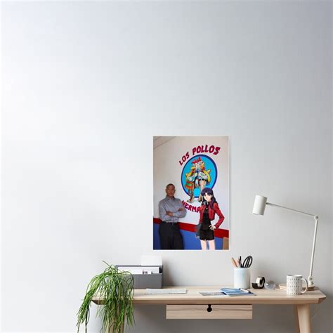 Póster «gus Fring Y Misato Los Pollos Hermanos De Moriohboutique