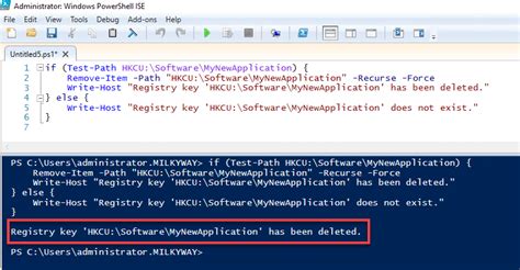 Delete Registry Keys Using Powershell