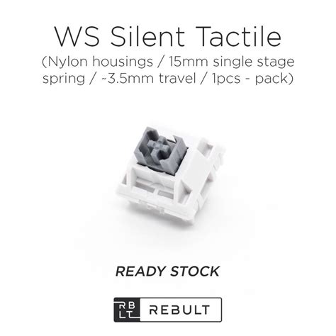 Ws Silent Tactile Switch Rebult Keyboards