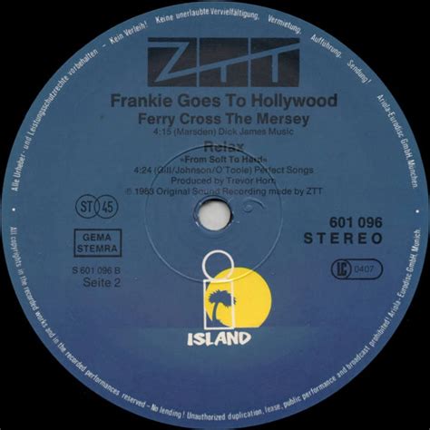 Frankie Goes To Hollywood Relax Vinyl 12 1983 Eu Original Hhv