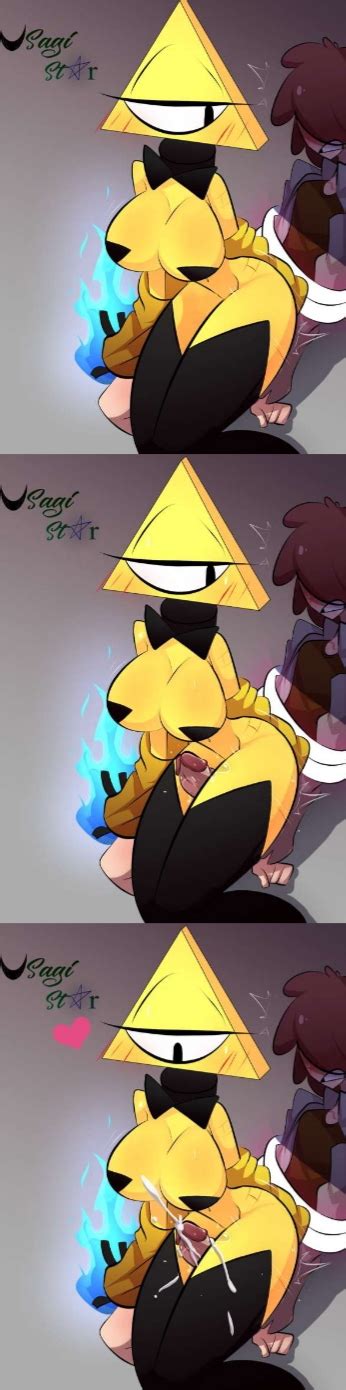 Rule 34 Bill Cipher Blush Bondage Comic Comic Page Cum Fire In Hand