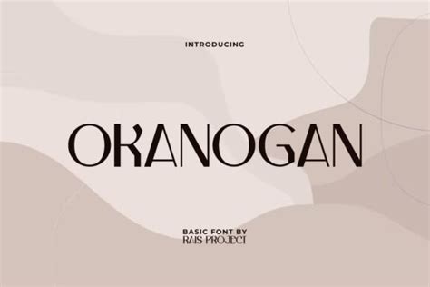 Okanogan Font Downloads For Windows And Mac Font Download