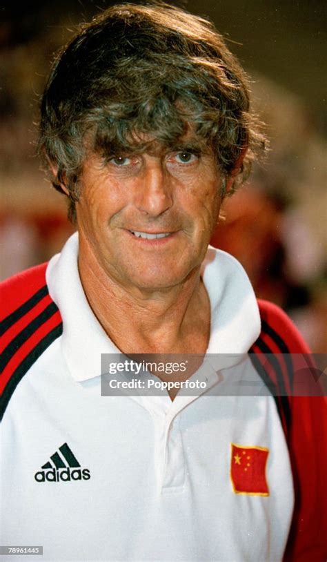 7th September 2001 Bora Milutinovic China Pr Coach News Photo