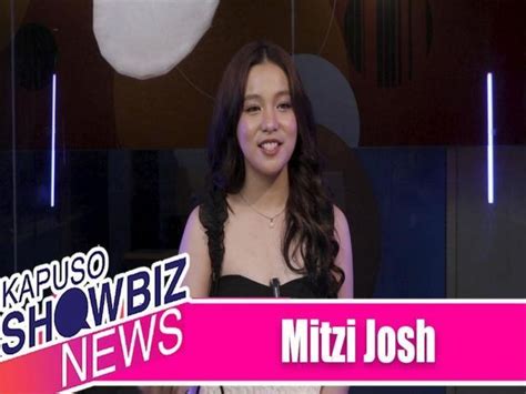 Kapuso Showbiz News Mitzi Josh Reveals Ideal Type Shares New Song