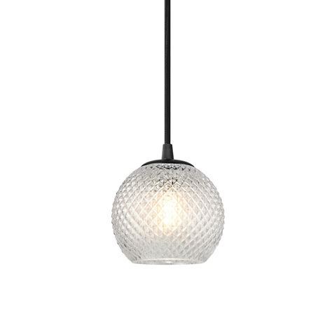 Pendelleuchte Mini Ball Aus Gepresstem Glas Ø 12 Cm