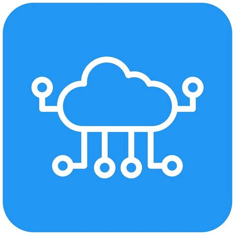 Premium Vector Cloud Computing Vector Icon Design Illustration