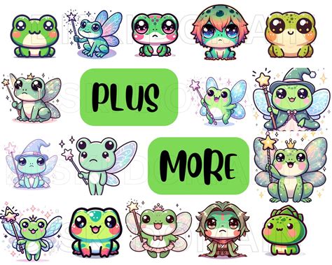 Kawaii Frog Cute Clipart Chibi Frogs Clipart Kawaii Frogs Kawaii
