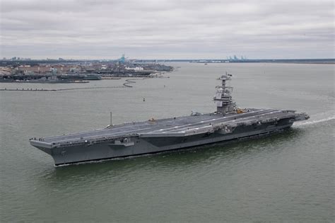 Gerald R Ford Carrier Strike Group Departs For First Deployment Us
