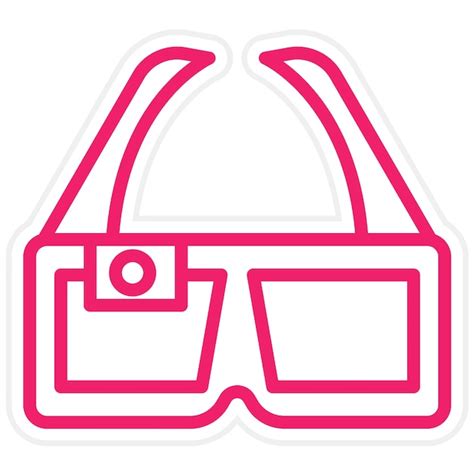 Premium Vector Vector Design Ar Glasses Icon Style
