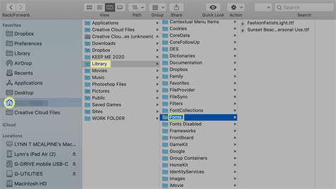 load font