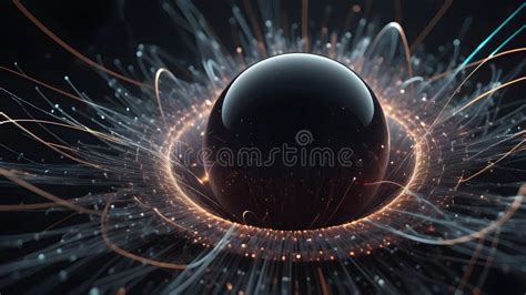 Quantum Field Dark Background Quantum Particles Stock Image Image Of Science Abstract 306445623