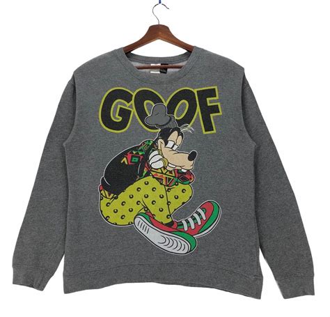 Vintage Goofy Sweatshirt Goofy Cartoon Character The Walt Disney