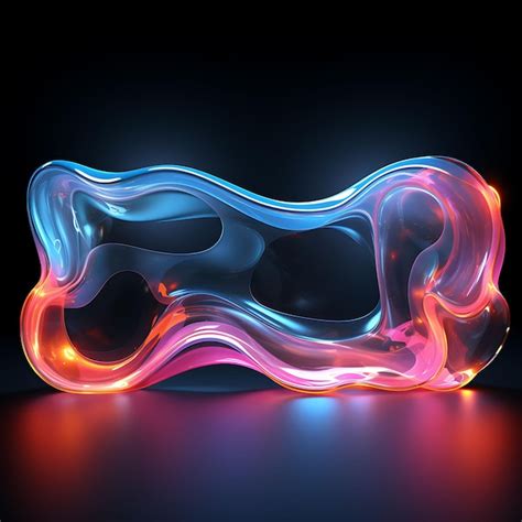 Premium Photo Background Of Wavy Contours Translucent Resin Material